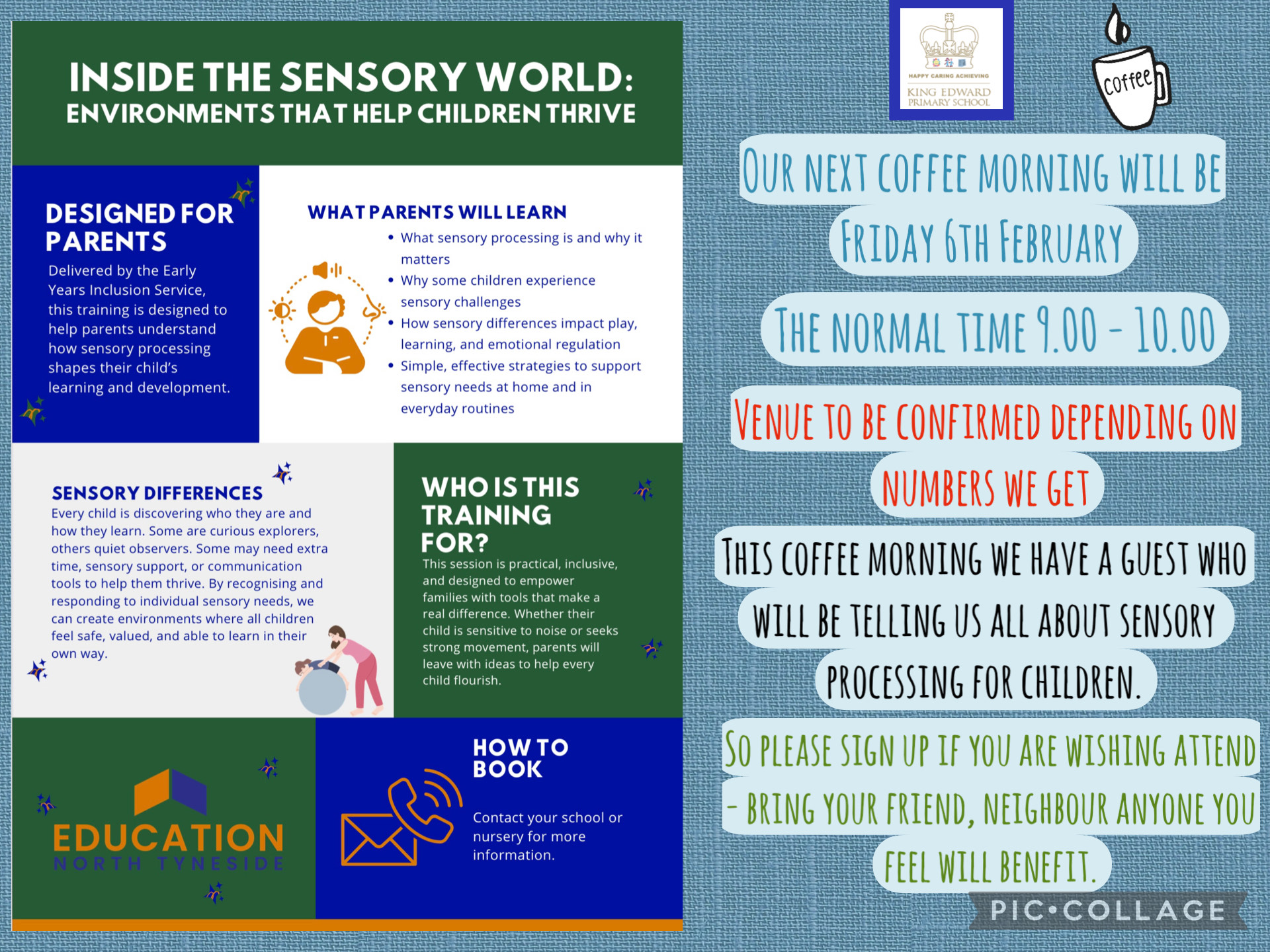 Coffee Morning – Friday 6th February 2026 – King Edward Primary School